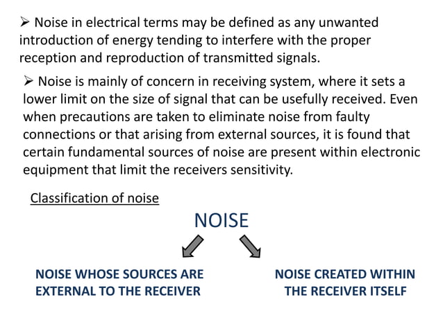 Noise | PPTX | Computer Networking | Computing