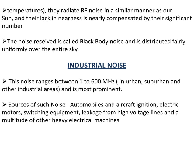 Noise | PPTX | Computer Networking | Computing