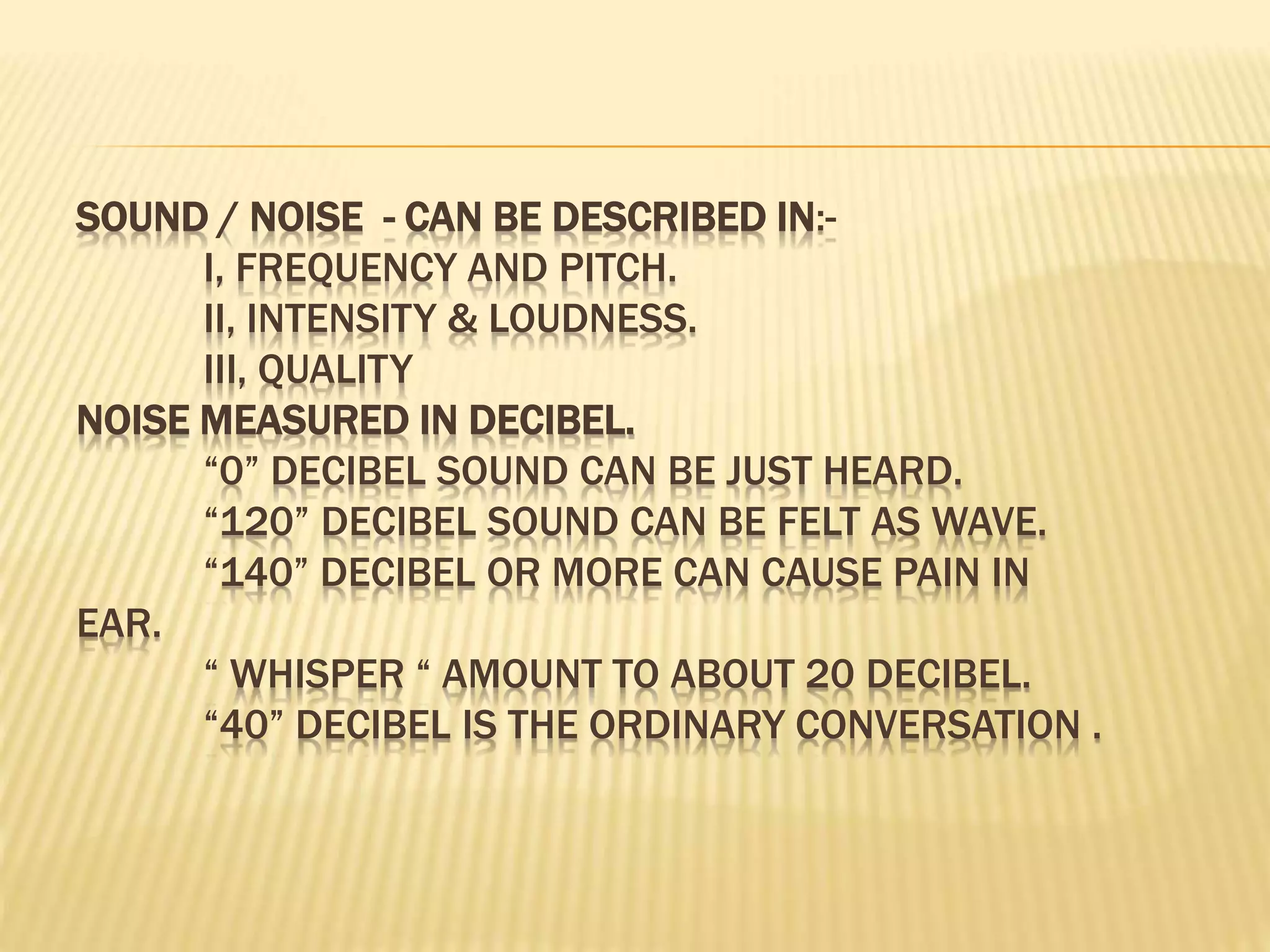 Noise | PPTX