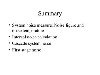 Noise | PPT