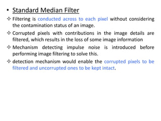 NOISE FILTERS IN IMAGE PROCESSING | PPTX