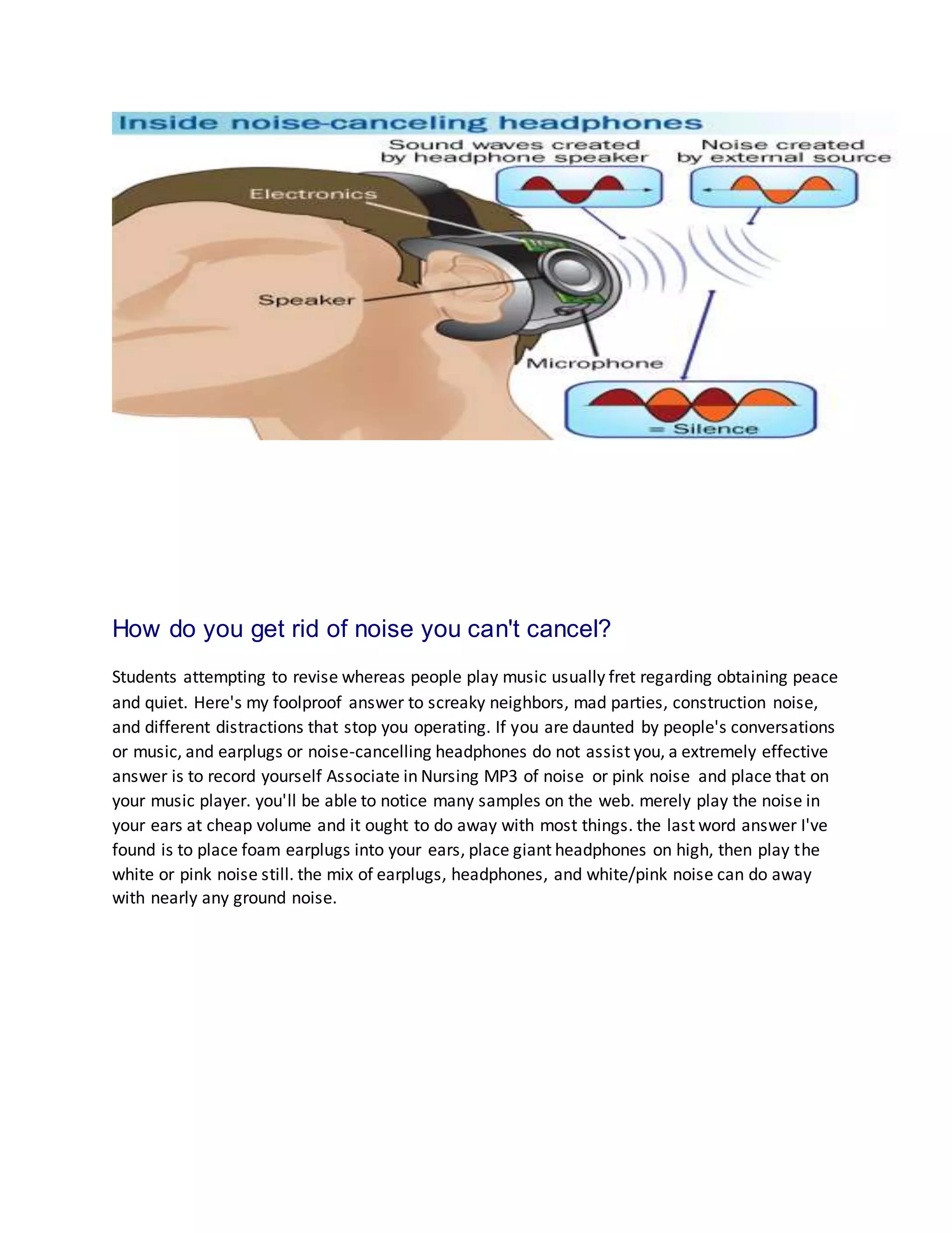 Noise cancelling headphones BY Zubair Yaseen | DOCX