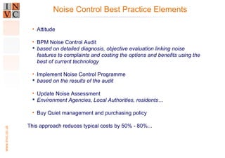 Environmental Noise Control Best Practicable Means BPM and BAT | PPT