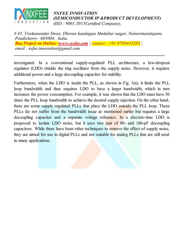 Noise insensitive pll using a gate-voltage-boosted source-follower ...