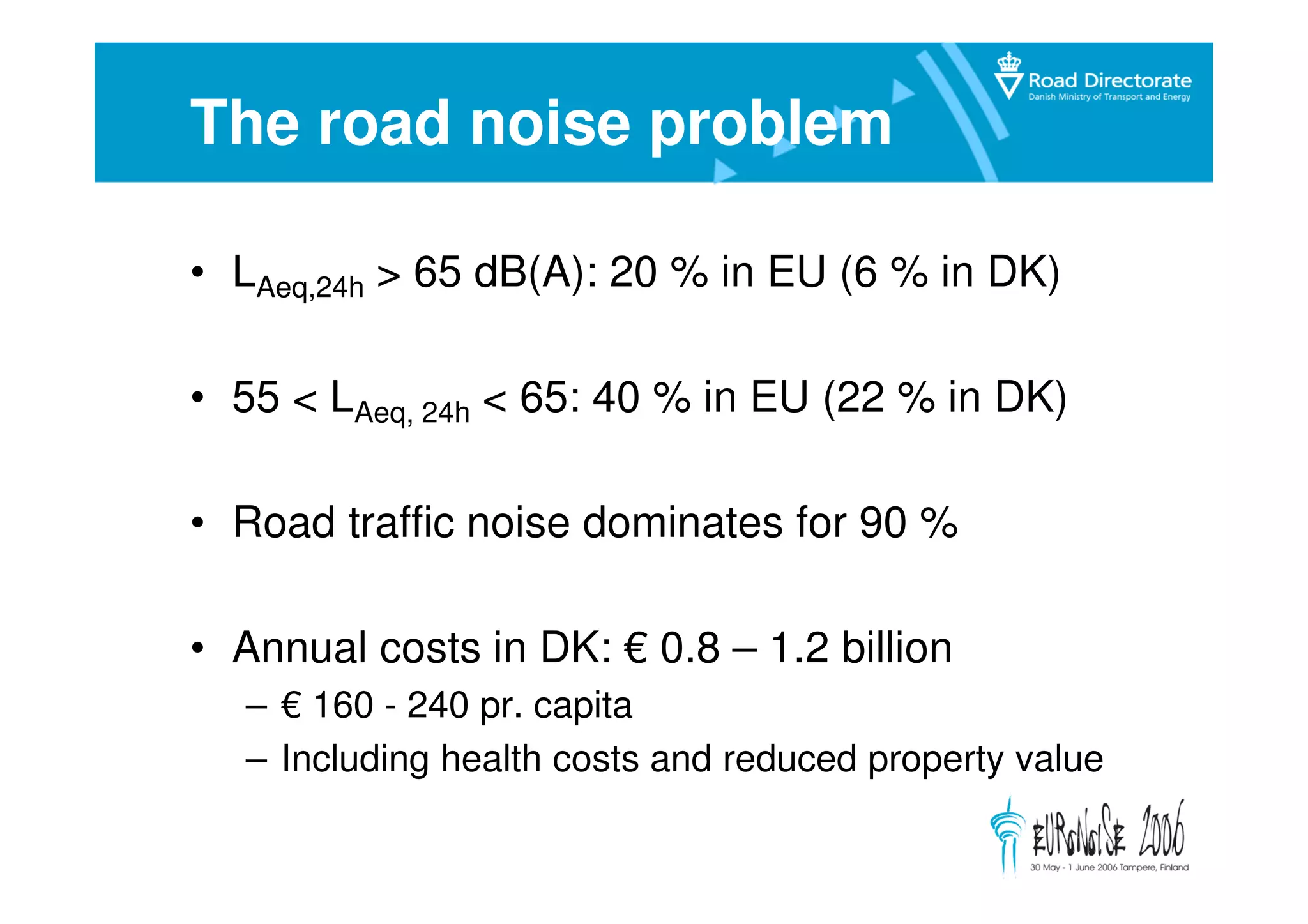 Noise Abatement - Euronoise 2006 | PDF