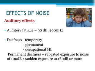 NOISE AND HEALTH | PPTX