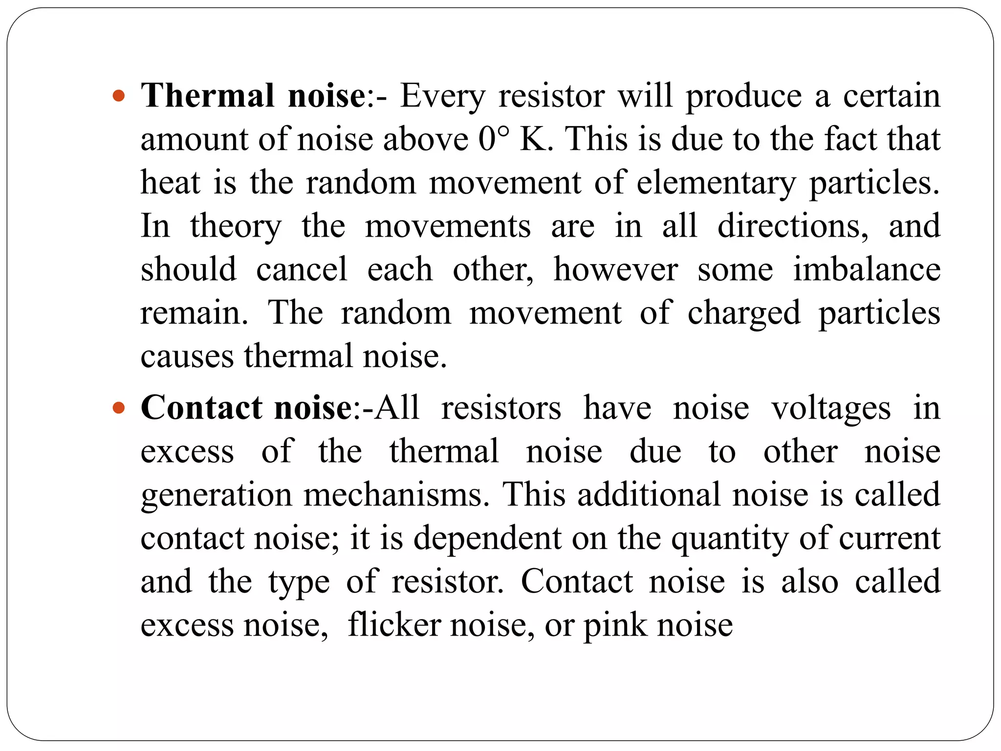 Noise and interference | PPTX