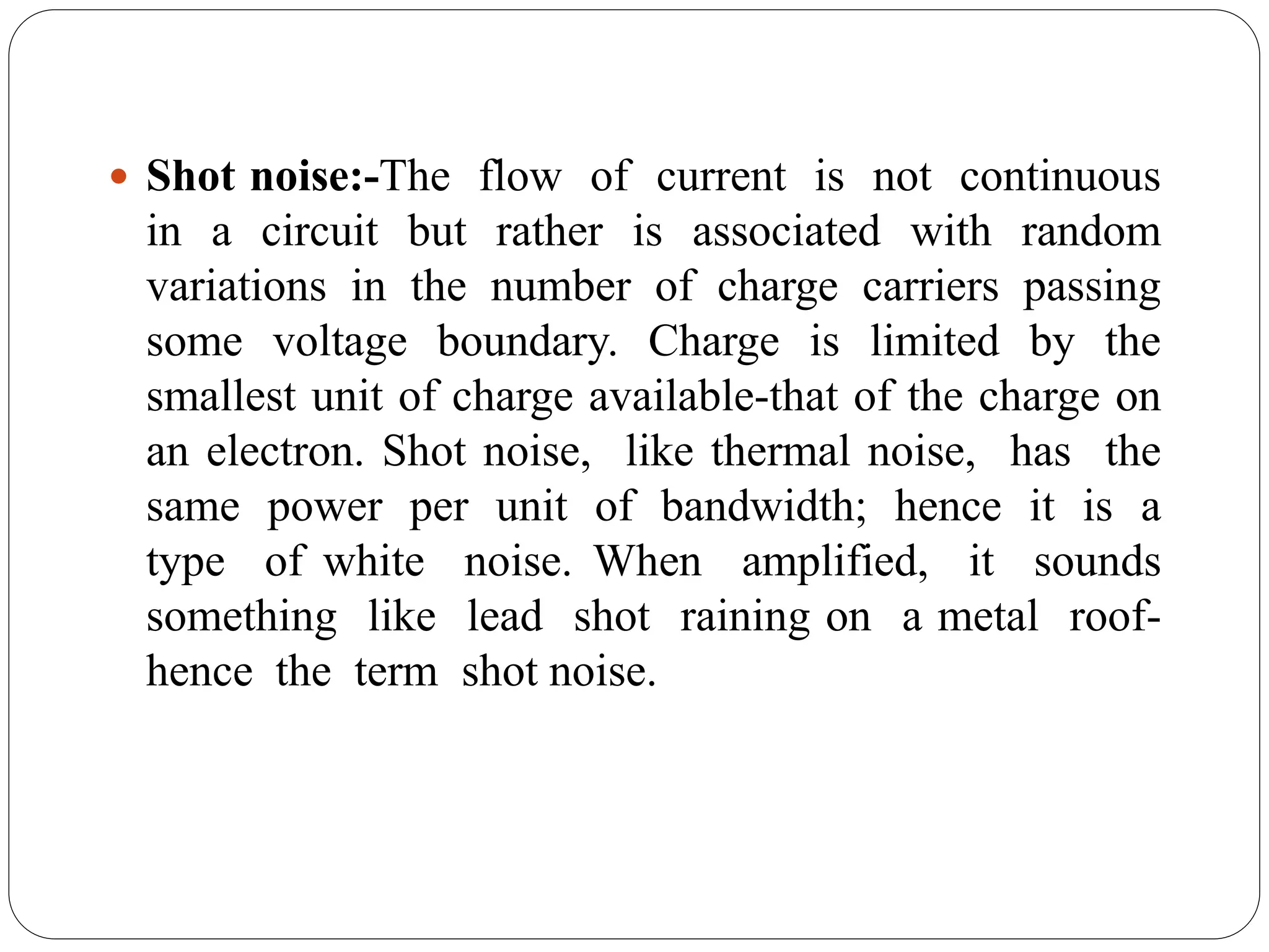 Noise and interference | PPTX