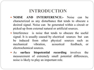Noise and interference | PPTX