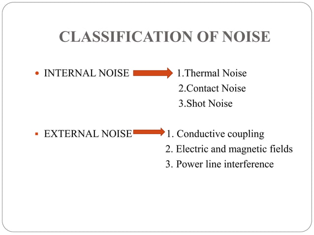 Noise and interference | PPT