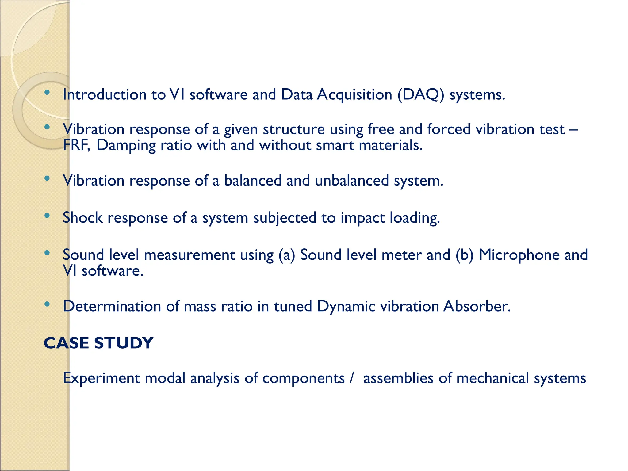 Noise and Vibration Engineering Laboratory.ppt
