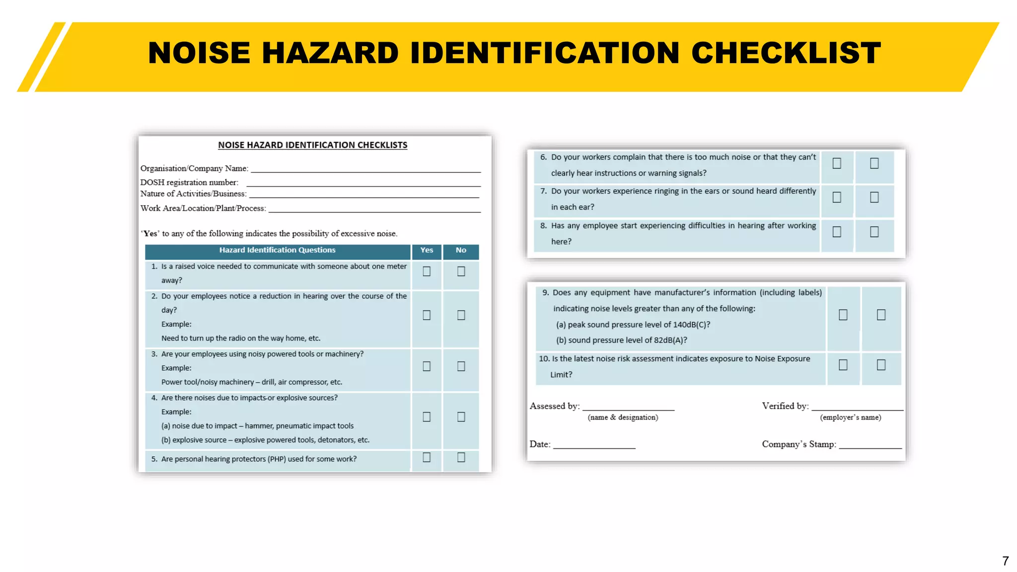 Occupational Safety & Health (Noise Exposure) Regulations 2019 ...
