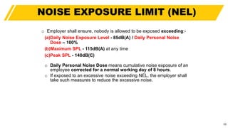 Occupational Safety & Health (Noise Exposure) Regulations 2019 ...
