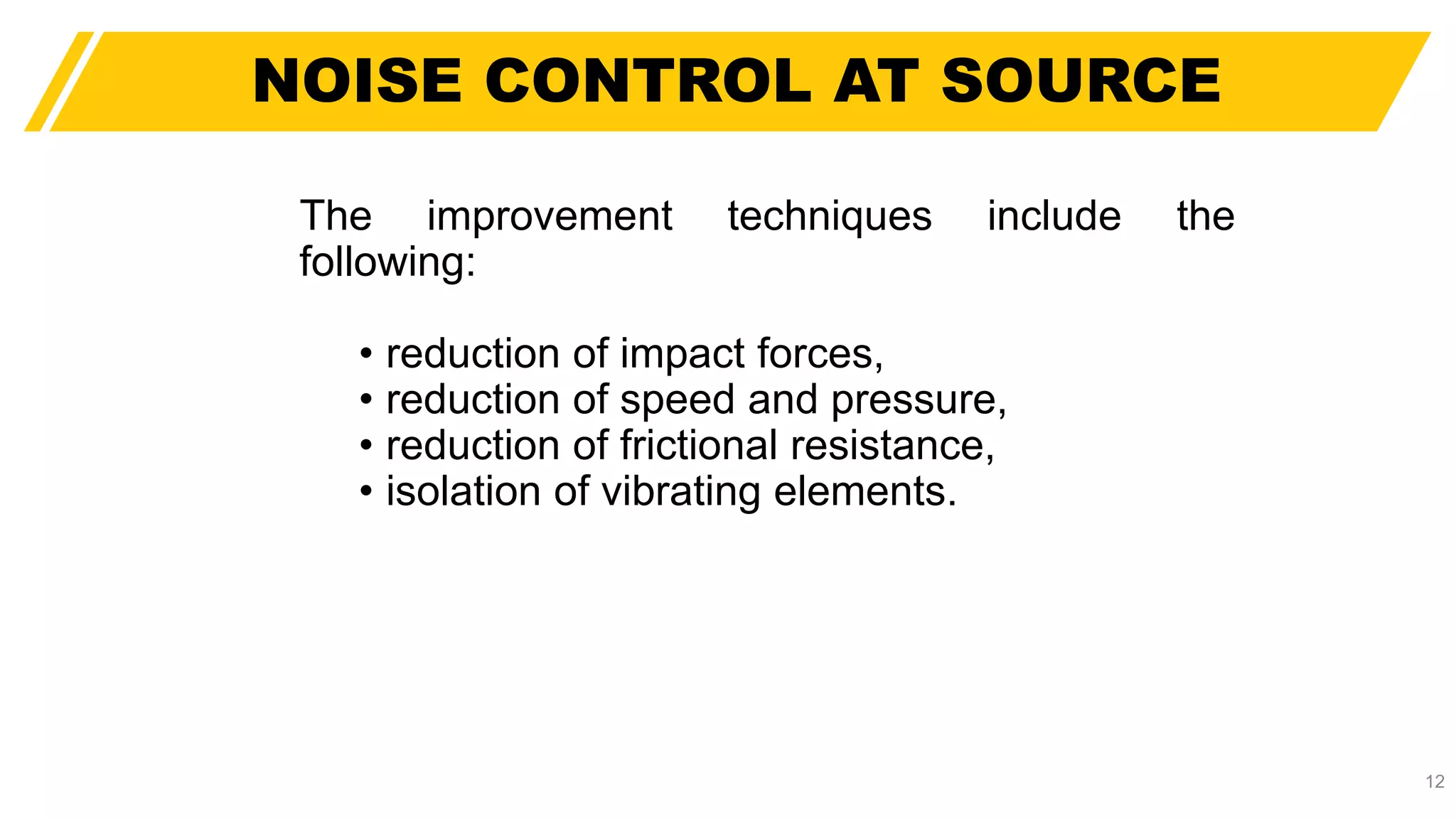 Introduction to Industrial Noise Control | PDF