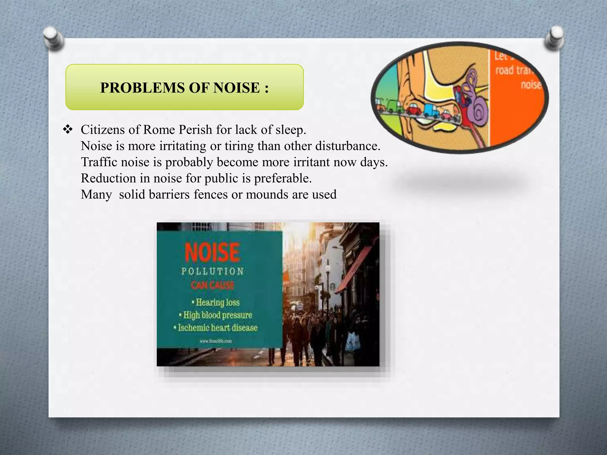 trees acts as noise barrier | PPTX