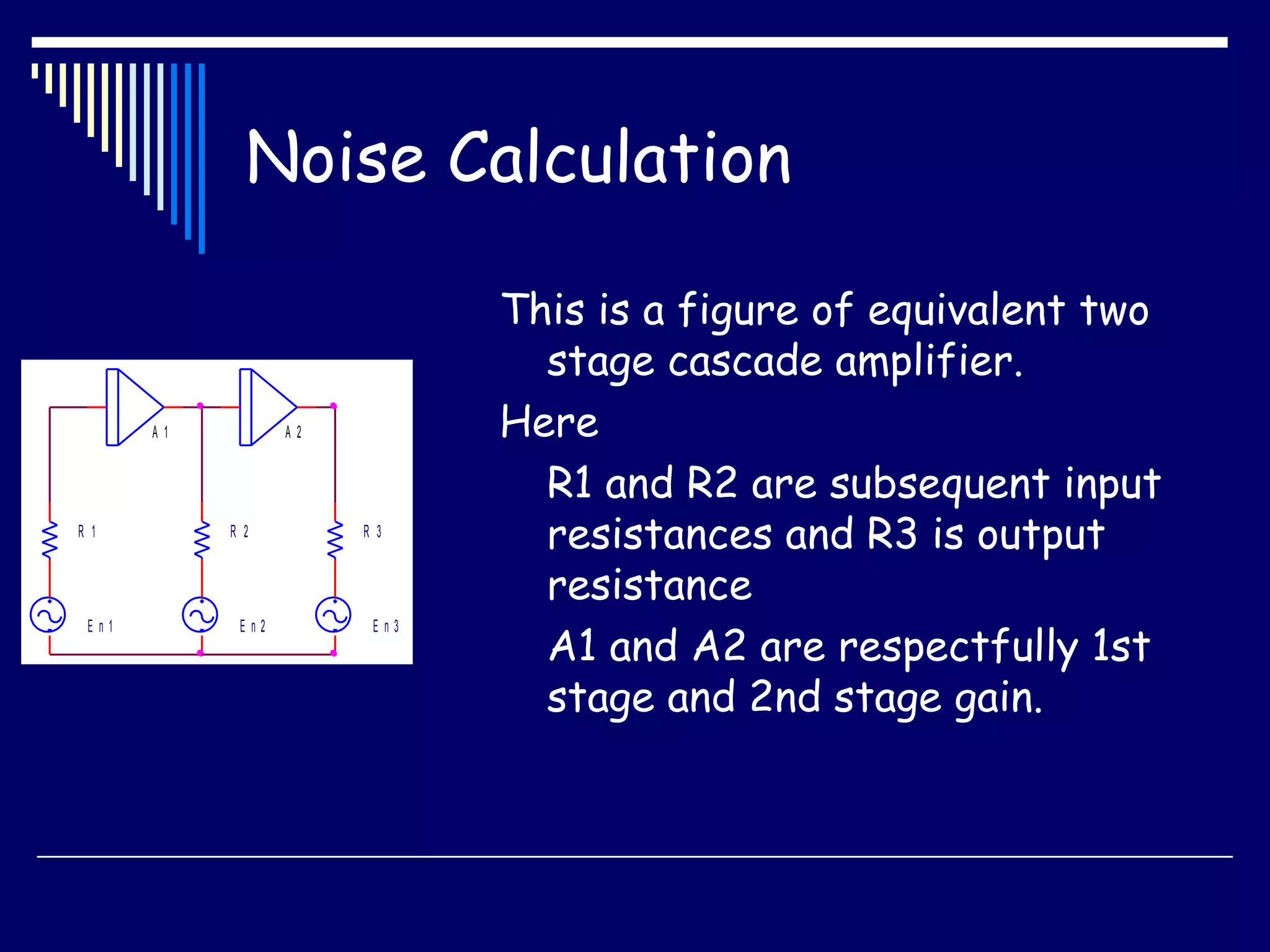 Noise calculation presentation | PPS