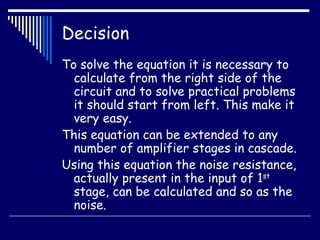 Noise calculation presentation | PPS