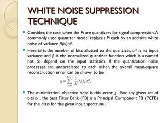 Noise cancellation and supression | PPT