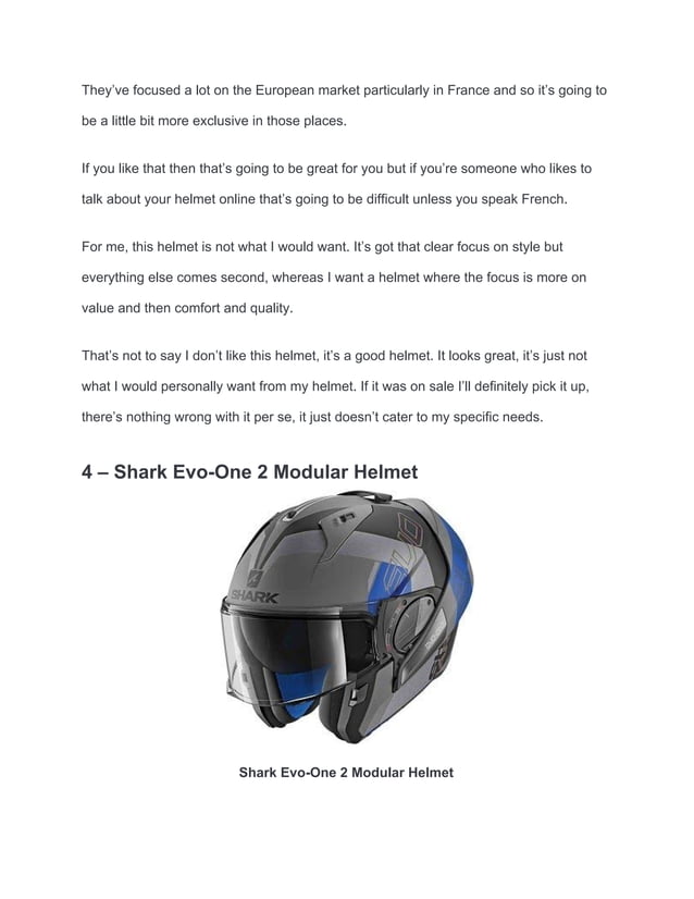 Noise Cancelling Motorcycle Helmet | PDF