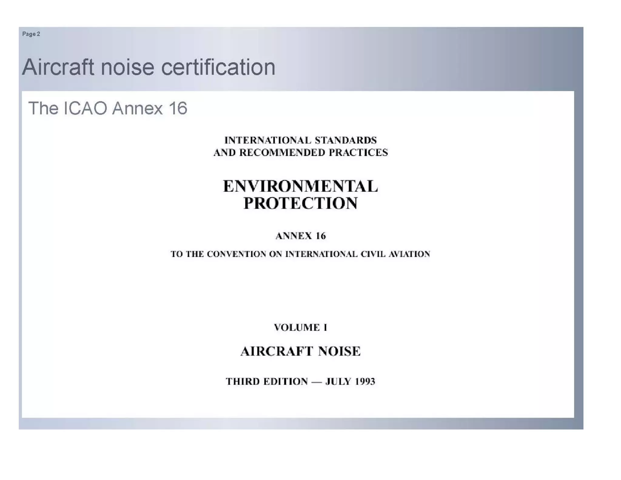 Noise Certification & Levels | PDF