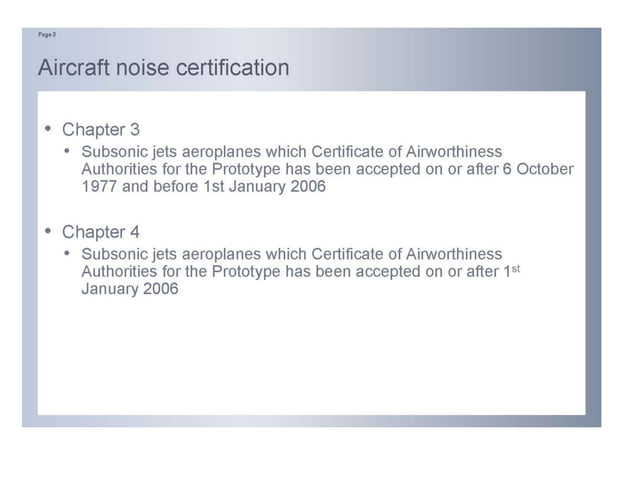 Noise Certification & Levels | PDF | Air Travel | Travel Type