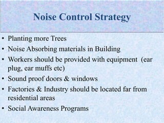Noise Pollution presentation | PPTX