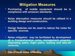 Noise environment impact analysis | PPT