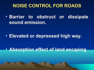 Noise environment impact analysis | PPT