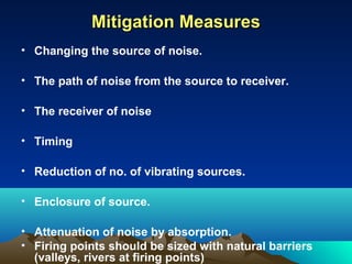 Noise environment impact analysis | PPT