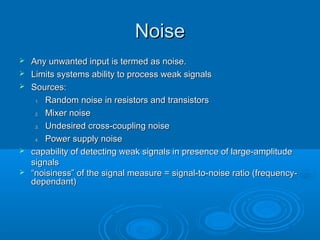 Noise | PPT