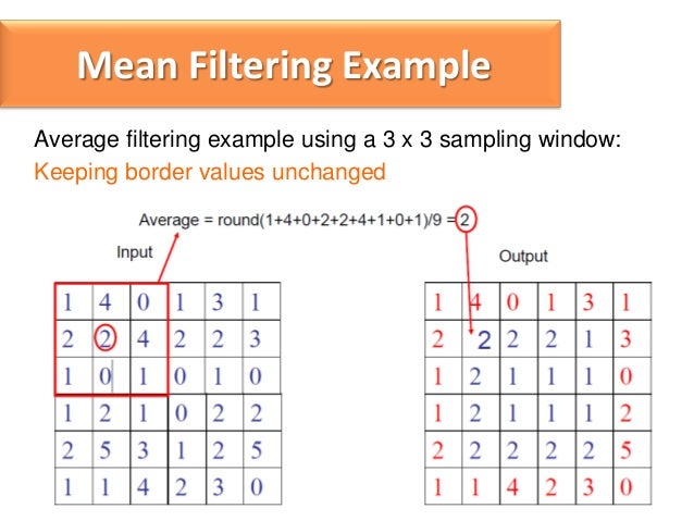 Noise Filtering noise-filtering