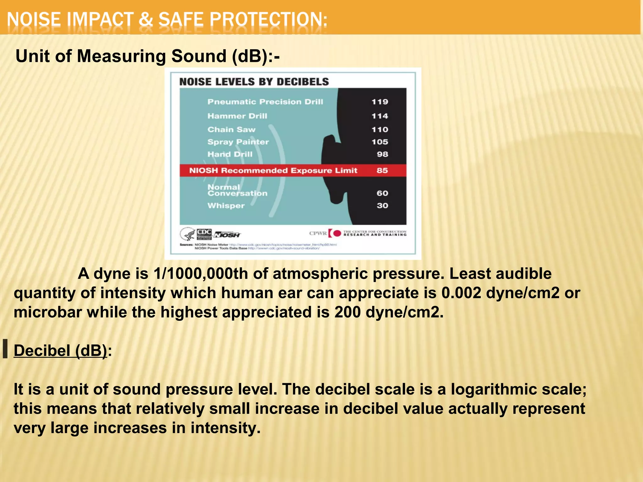 Noise impact and.safe protection | PPT