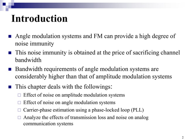 Noise in AM systems.ppt | Digital Audio | Computer Software and ...