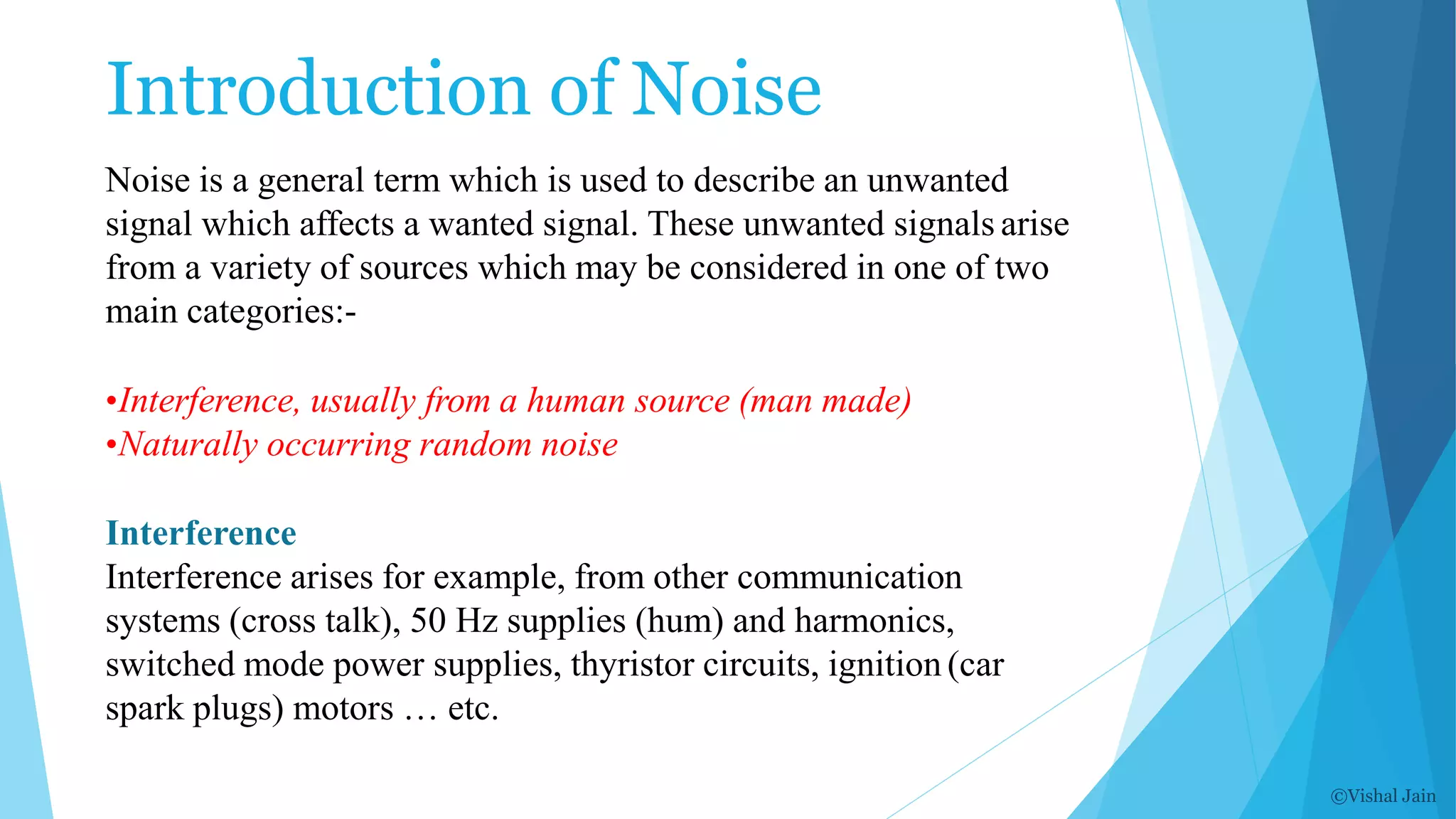 Noise in Communication PPT | PDF