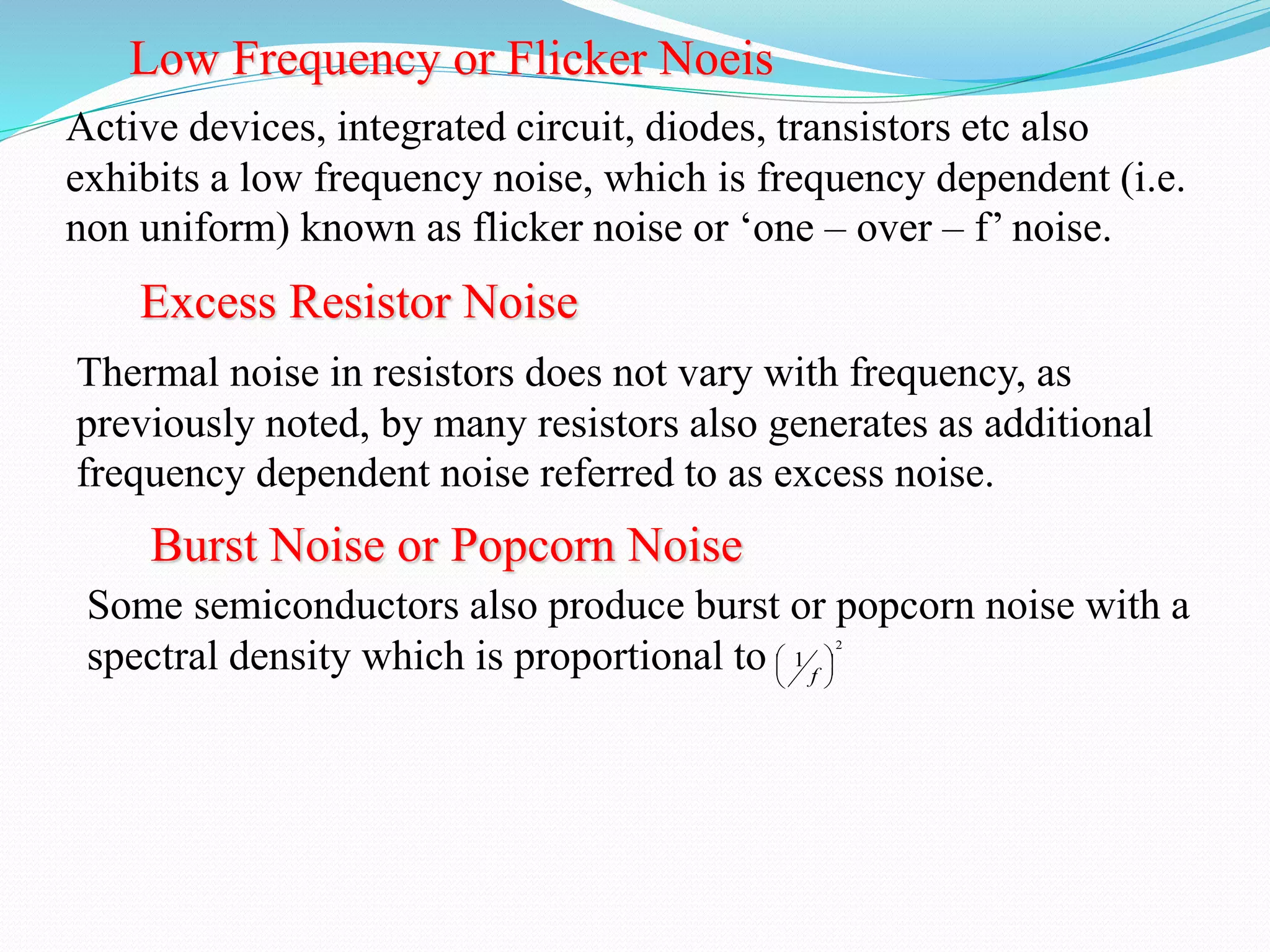 Noise in communication system | PPTX