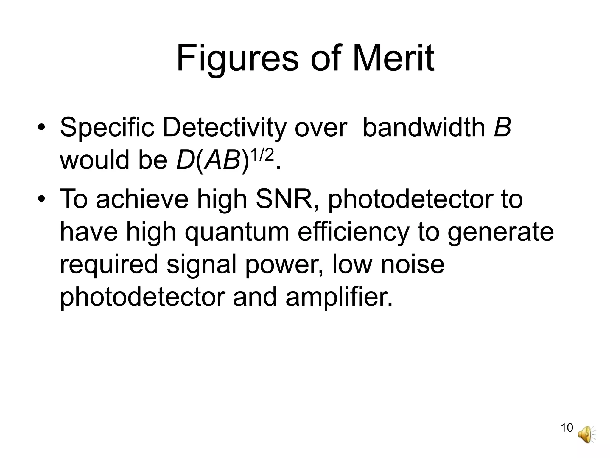 Noise in photodetectors | PPT