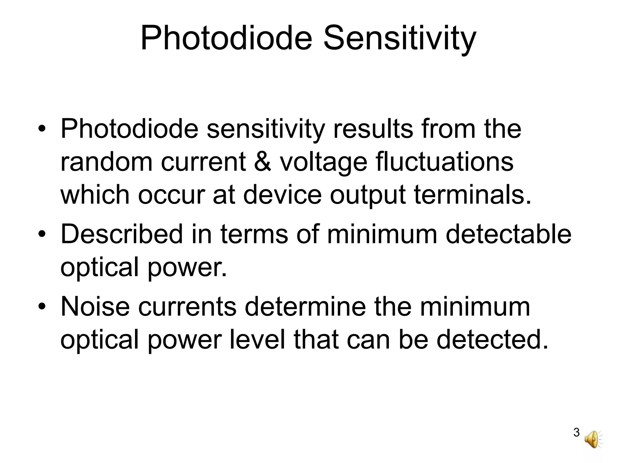 Noise in photodetectors | PPT