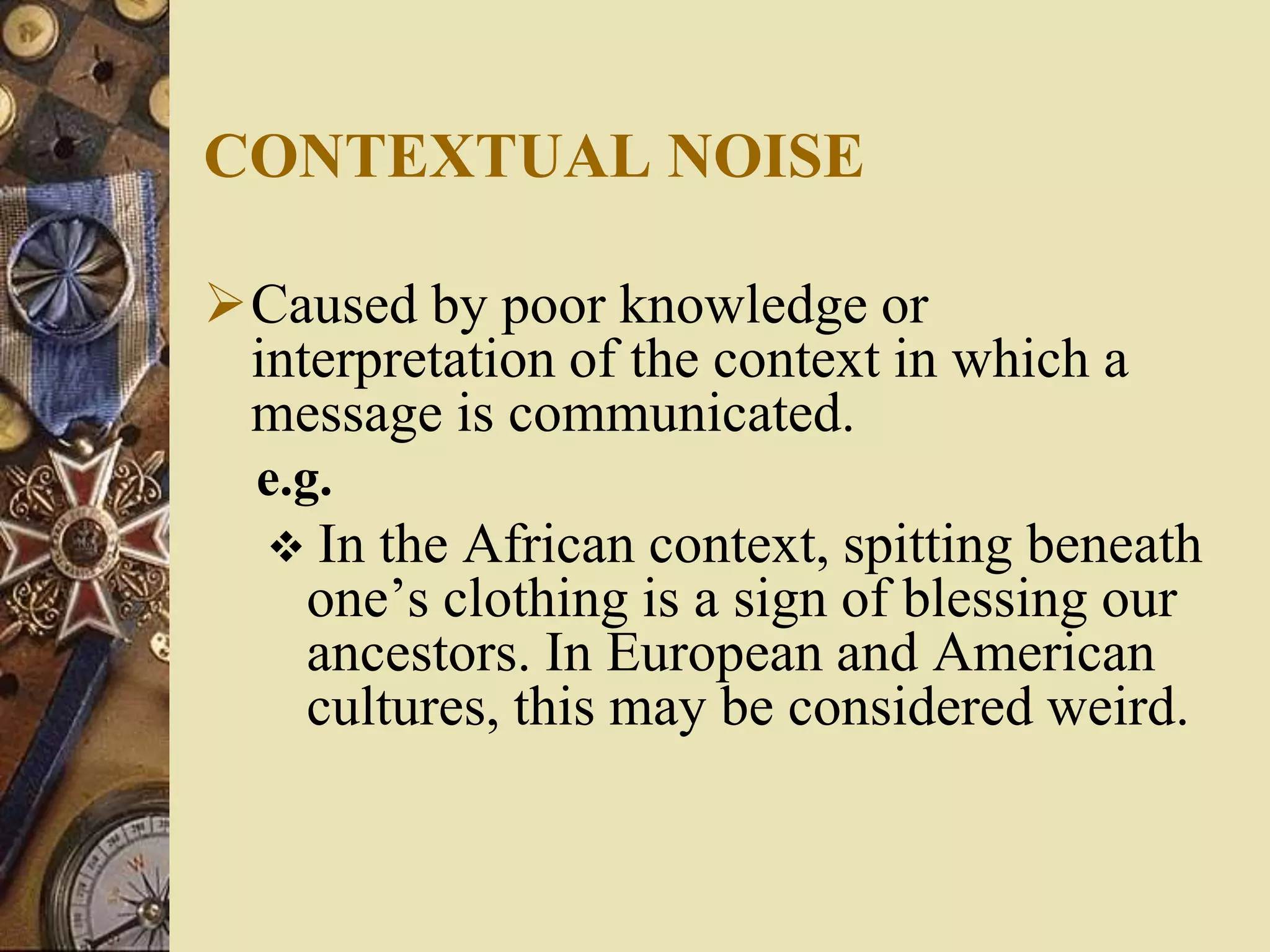 NOISE IN THE COMMUNICATION PROCESS.ppt