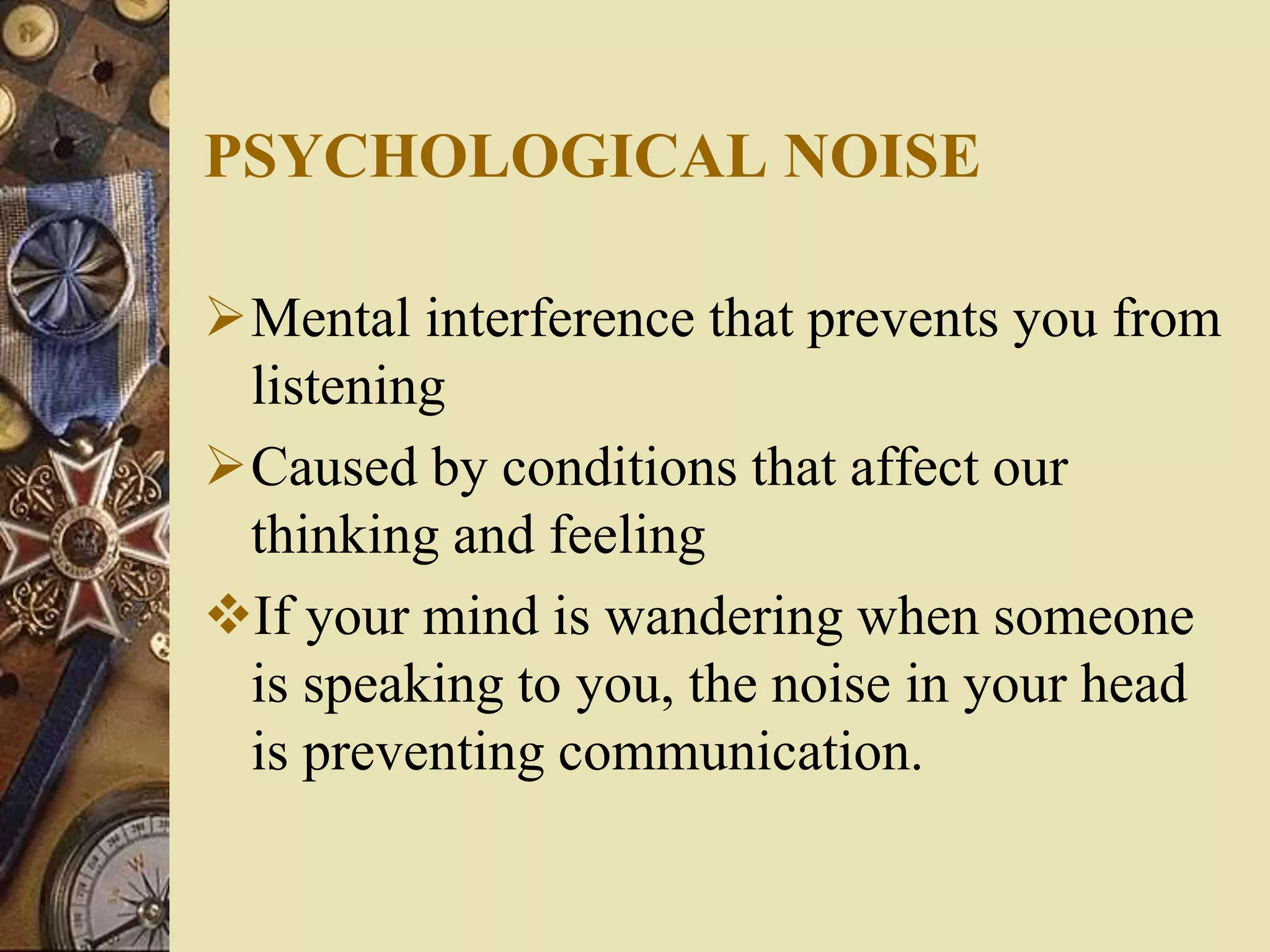 NOISE IN THE COMMUNICATION PROCESS.ppt