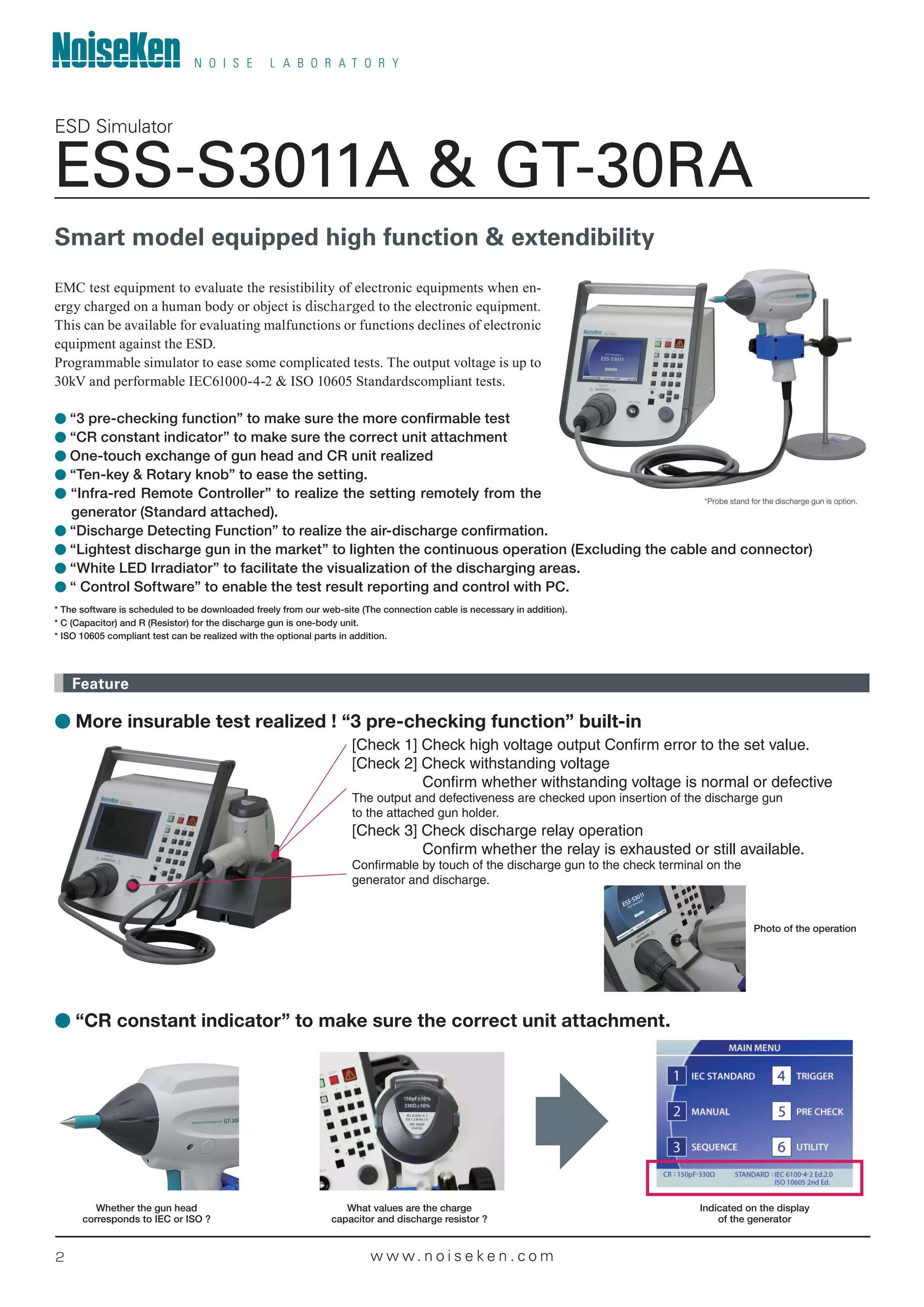 Noiseken esd simulator | PDF