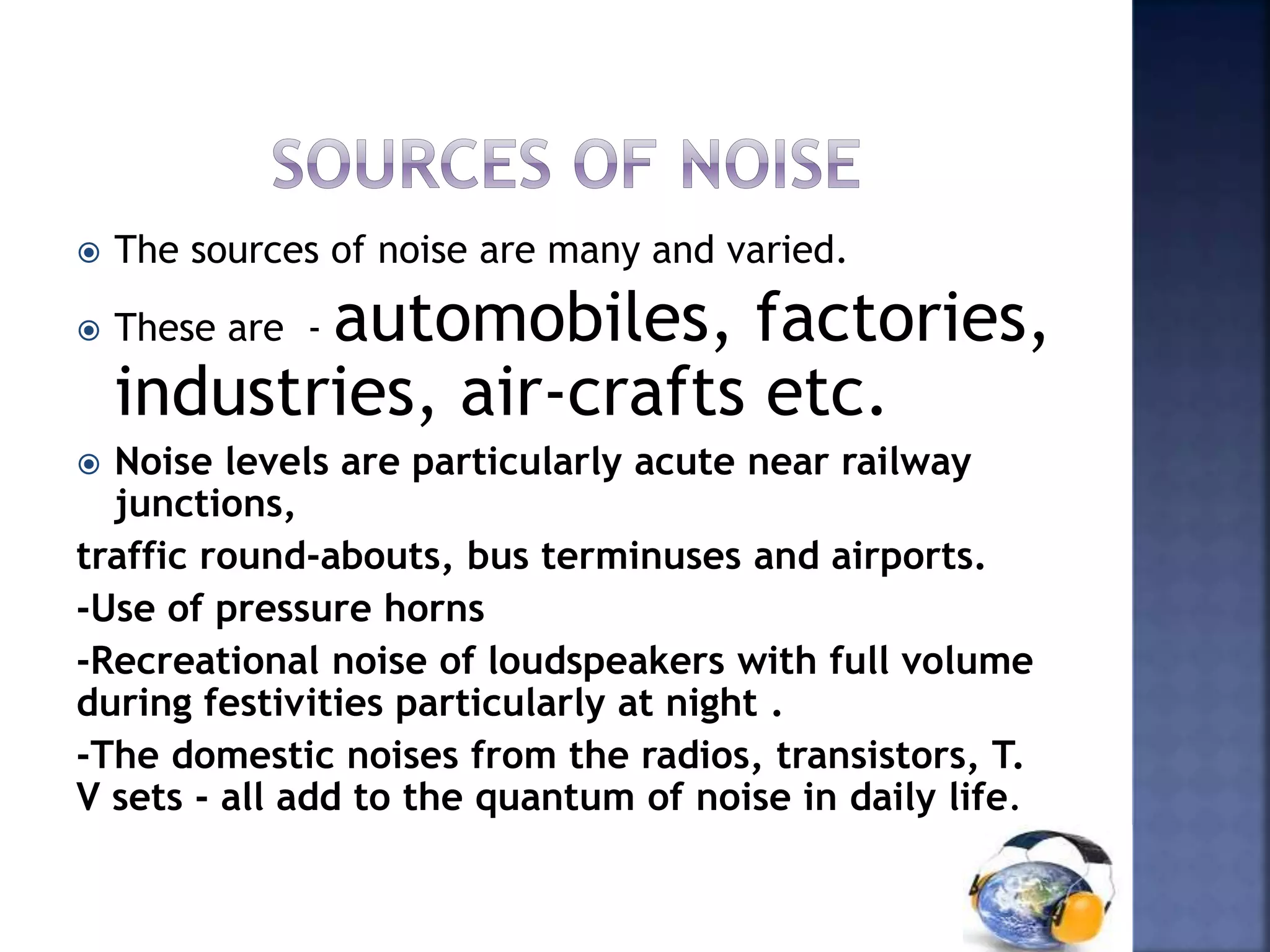 Noise lecture ppt | PPTX