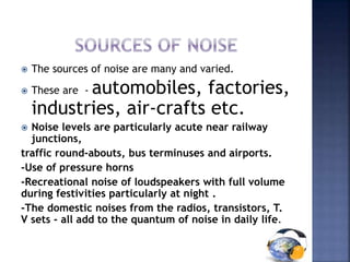 Noise lecture ppt | PPTX