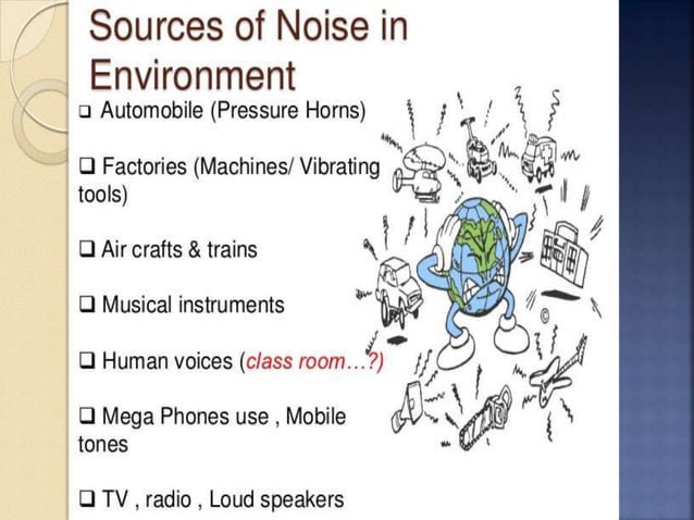 Noise lecture ppt | PPTX | Ear, Nose and Throat Conditions | Diseases ...