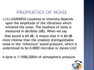 Noise lecture ppt | PPTX