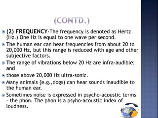 Noise lecture ppt | PPTX
