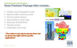Noise management in offshore installations | PPT