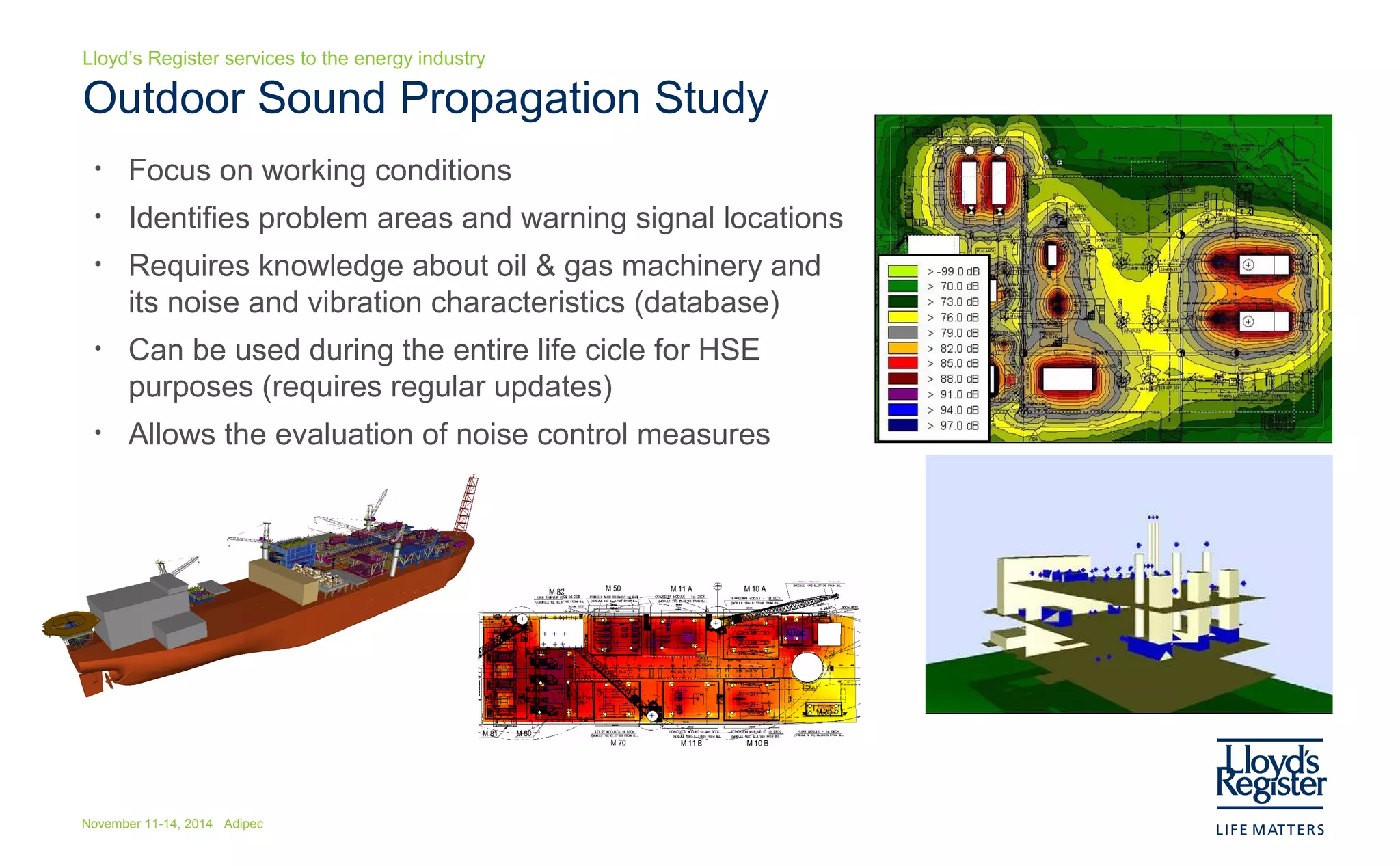 Study into noise management in offshore installations | PPT