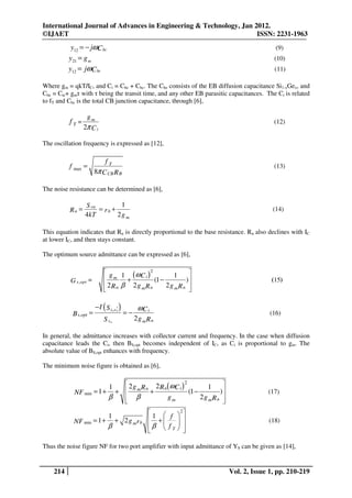 Noise modeling of SiGe HBT based on the characterization of extracted y and zparameters for HF ...