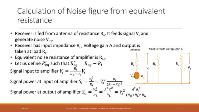 Noise basics and its modelling | PPTX | Computer Networking | Computing