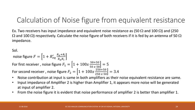 Noise basics and its modelling | PPTX | Computer Networking | Computing